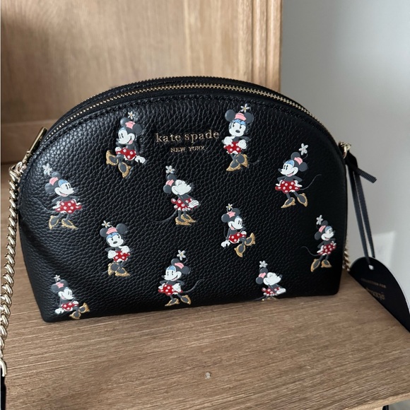 kate spade | Bags | Kate Spade Black Minnie Mouse Crossbody Bag | Poshmark